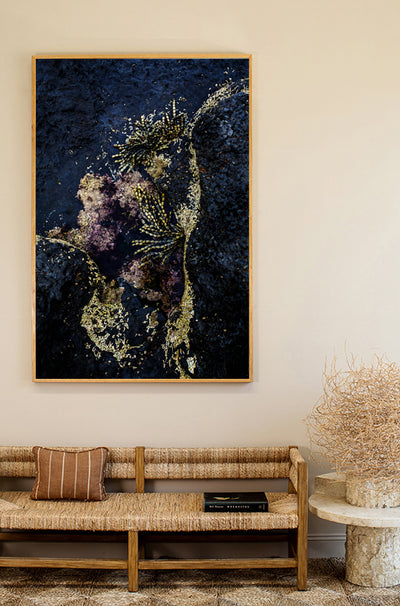 "Seaweed Pearls-Vertical" Photographic Print by Kara Rosenlund