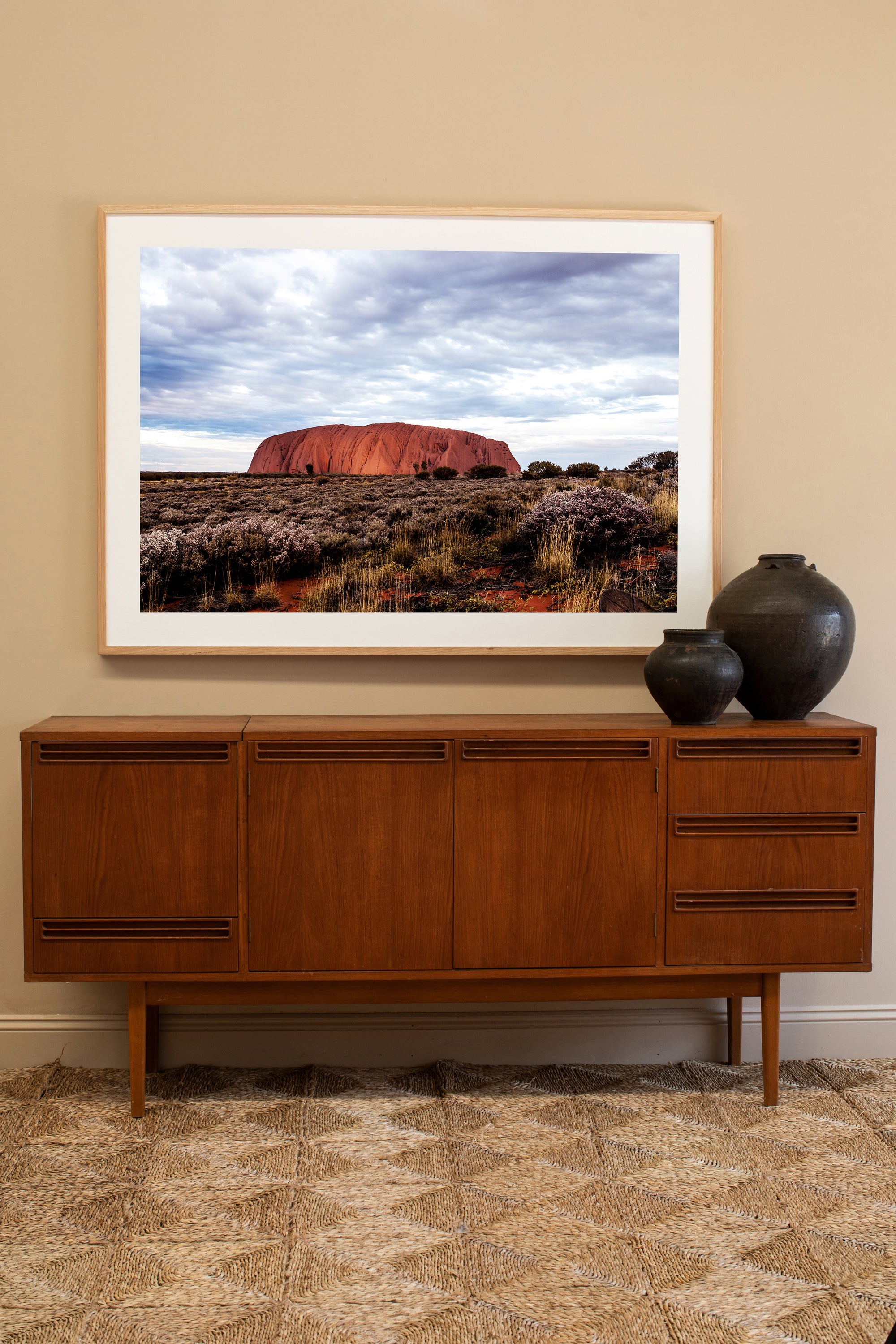"Uluru at Dusk" Photographic Print by Kara Rosenlund